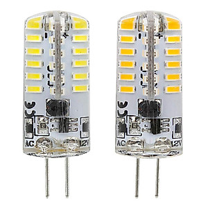 G4 LED Corn Light Bulb 3W Warm White Bi-Pin Base 48 LED Light for Home Kitchen Ceiling Lights,3W(20W Halogen Equivalent),Non-Dimmable,3000K,48 Pcs 3014 SMD,8 Pack