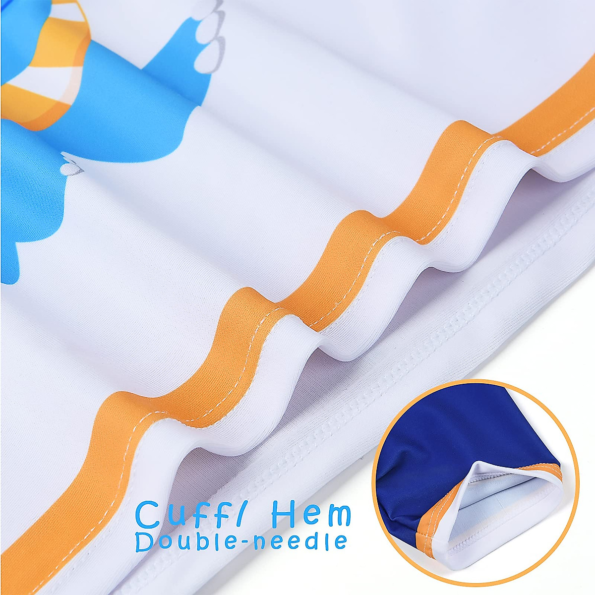 Toddler Boys 2-Pieces Dinosaur Bathing Suit Trunk and Rashguard Kids T-Rex Printed Swimwear Swimsuit Short Sets