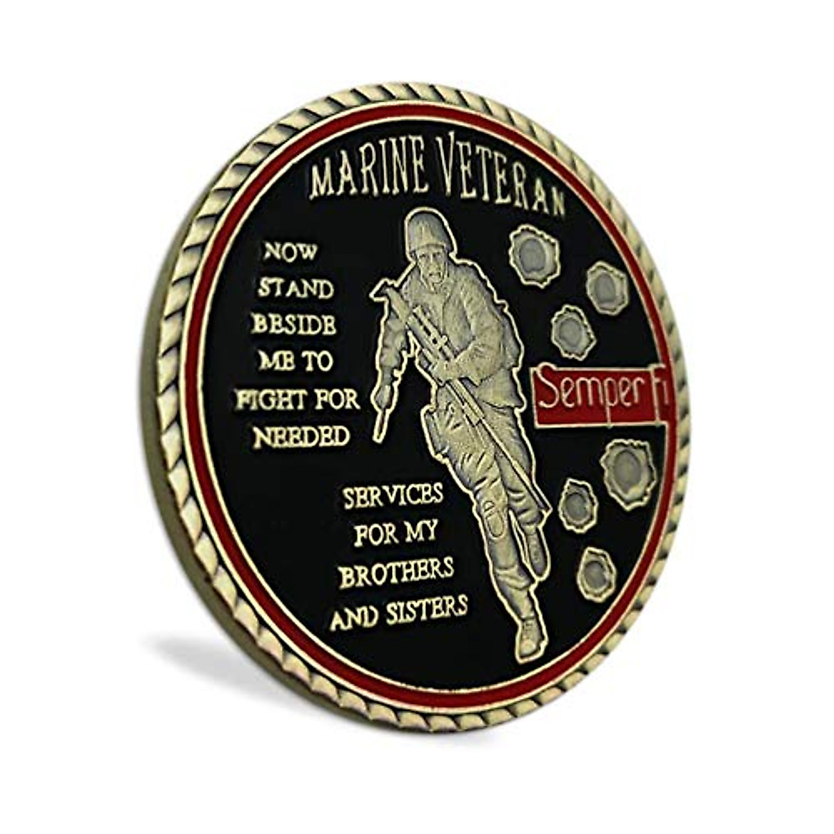 USMC Challenge Coin - Veteran Marine Corps Semper Fi Military Coin