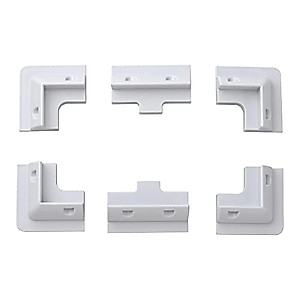 Spartan Power ABS Drill Free Solar Panel Mount 6 Piece (White) Great for RV's, Vans, Trailers, Buses, Skoolies, Boats