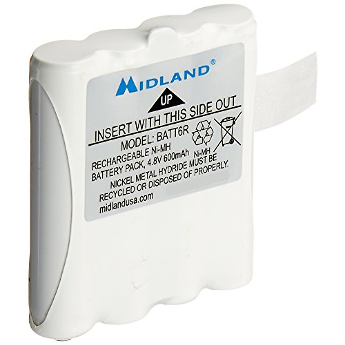 Midland – AVP8 Rechargeable Battery Packs for Midland – Nickel Metal Hydride Battery Packs for LXT Series GMRS Radios – Pair