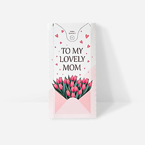 Notta&Belle FEEL LOVE EVERY MINUTE «BOOM» Congratulations Card, Exploding Confetti Card 3x Cube - Graduation, Engagement, Wedding, New job, New home, Any Occasion