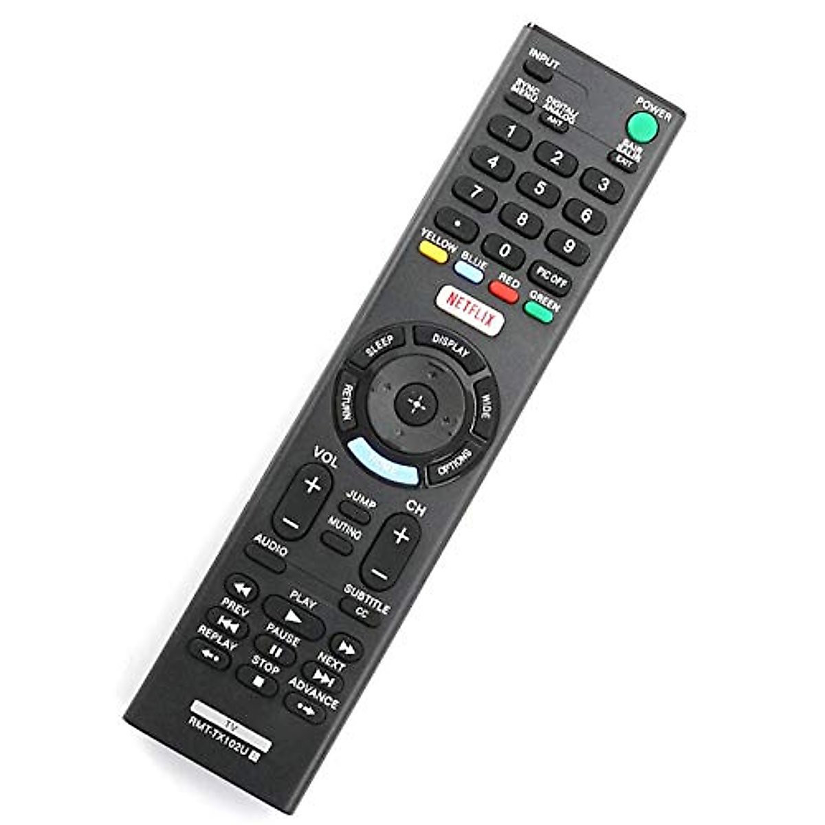 New RMT-TX102U Remote Replaced for Sony TV KDL-32W600D KDL-32R500C KDL-40R510C KDL-40R530C KDL-40W650D KDL-40R550C KDL-48R510C KDL-48R530C KDL-48R550C 149298011 KDL40R550C KDL48R510C KDL-48W650D