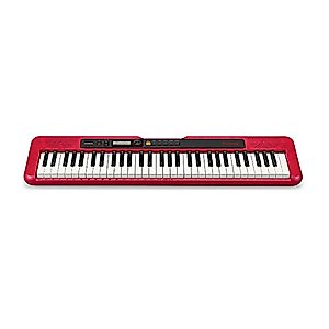 Casio Casiotone, 61-Key Portable Keyboard with USB, RED (CT-S200RD) (Renewed)