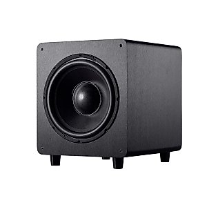 Monoprice SW-15 600 Watt RMS (800 Watt Peak) Powered Subwoofer - 15-Inch, Ported Design, Variable Phase Control, Variable Low Pass Filter, for Home Theater
