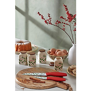 Lenox 895048 Holiday Baking Spice Jars, Set of 4, Christmas Theme