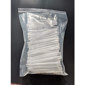 100 Pcs 5ml Laboratory Plastic Pipettor Tips, 5 ml Plastic Pipette Tips, Polypropylene, Clear (5ml)