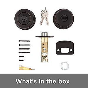 Kwikset Juno Entry Knob featuring SmartKey® in Venetian Bronze - 97402-737