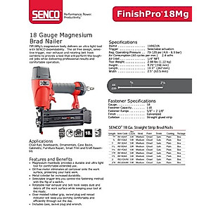 SENCO FinishPro® 18MG, 2-1/8" 18-Gauge Brad Nailer (ProSeries)