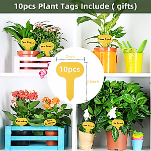 Auger Spiral Drill Bit for Planting Bulb Flower & Bedding, Garden Plant Auger, Upright or Umbrella Hole Diggers, Includes 3 Heavy Duty Cast Aluminum Garden Hand Shovels (6 Pieces)