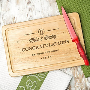 Personalized Slate Cheese Cutting Board - Gifts for Family Home Decor - Personalized Housewarming Gifts