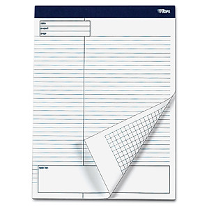 TOPS 77102 Docket Gold Planning Pad, Legal/Wide, 8 1/2 x 11 3/4, White, 40 Sheets, 4/Pack