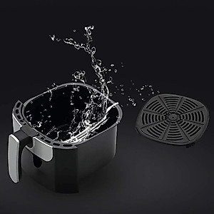 Air Fryer Oil-free Electric Fryer, Household Fully Automatic Large Capacity Low Fat French Fries Smart Air Fryer, 360 Degree Air Circulation, Integrated Liner is Easy to Clean