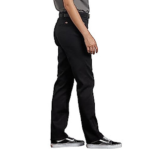 Dickies Women's Flex Slim Fit Work Pants, Black, 10