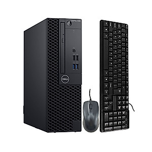 Dell Optiplex 3060 SFF Computer Desktop PC, Intel Core i5-8th Gen Processor, 16GB DDR4 Ram, 256GB NVMe Solid State Drive, HDMI, Nvidia GeForce GT 1030 2GB DDR5, WiFi & Bluetooth, Windows 10 (Renewed)