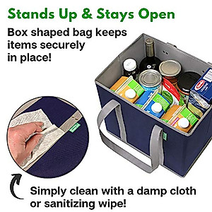 Creative Green Life Premium Quality Tote Bag Bundle (7-Bags) – Includes 3 Reusable Box Bags and 4 Moving Bags