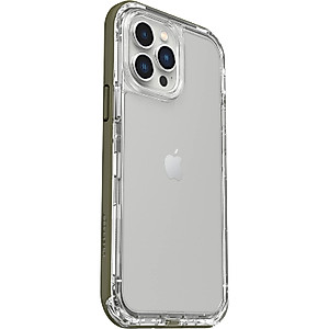 LifeProof for Apple iPhone 13 Pro Max/iPhone 12 Pro Max, Slim DropProof, DustProof and Snowproof Case, Next Series, Clear/Green