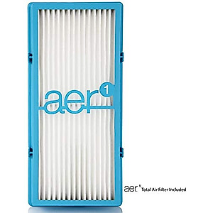 Holmes Desktop HEPA-Type , 3 Speeds plus Optional Ionizer small Air Purifier, HAP242B-U, Black