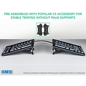 Kinesis Freestyle2 Ergonomic Keyboard w/ V3 Lifters for PC (9" Separation)