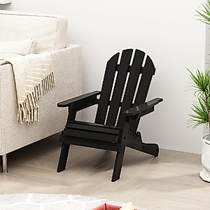 HOLTICO Kids Adirondack Chair, Accent Toddler Adirondack Chair, Folding Adirondack Chair, Outdoor Wooden Kids Fire Pit Lounge Chairs for Yard, Garden, Patio