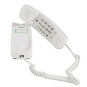 Landline Phones for Home - Telephones for Hearing Impaired - Corded Phone for Seniors - Retro Phone - Improved Version of The 1965 Landline Phone - Analog Phone - Big Button, iSoHo Phones (White)