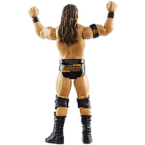 WWE Mattel Adam Cole Action Figure in 6-inch Scale with Articulation & Ring Gear (GTG08)