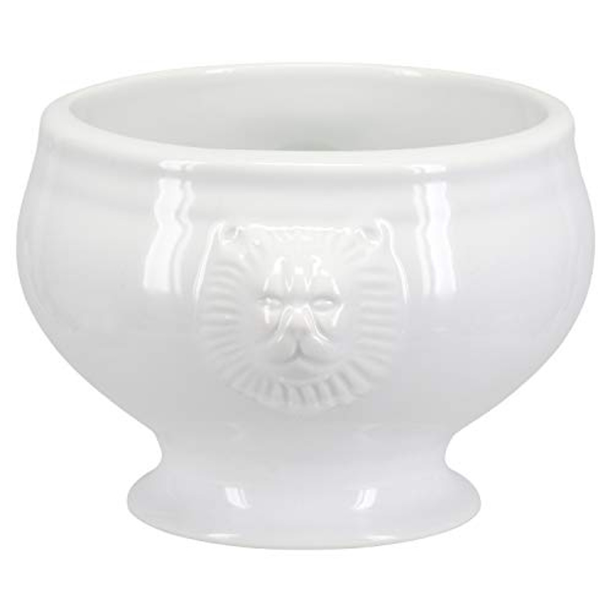 BIA Cordon Bleu Soup Lions Head Bowl, Set of 4, White (900178S4SIOC)