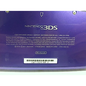 Nintendo 3DS Midnight Purple - Nintendo 3DS