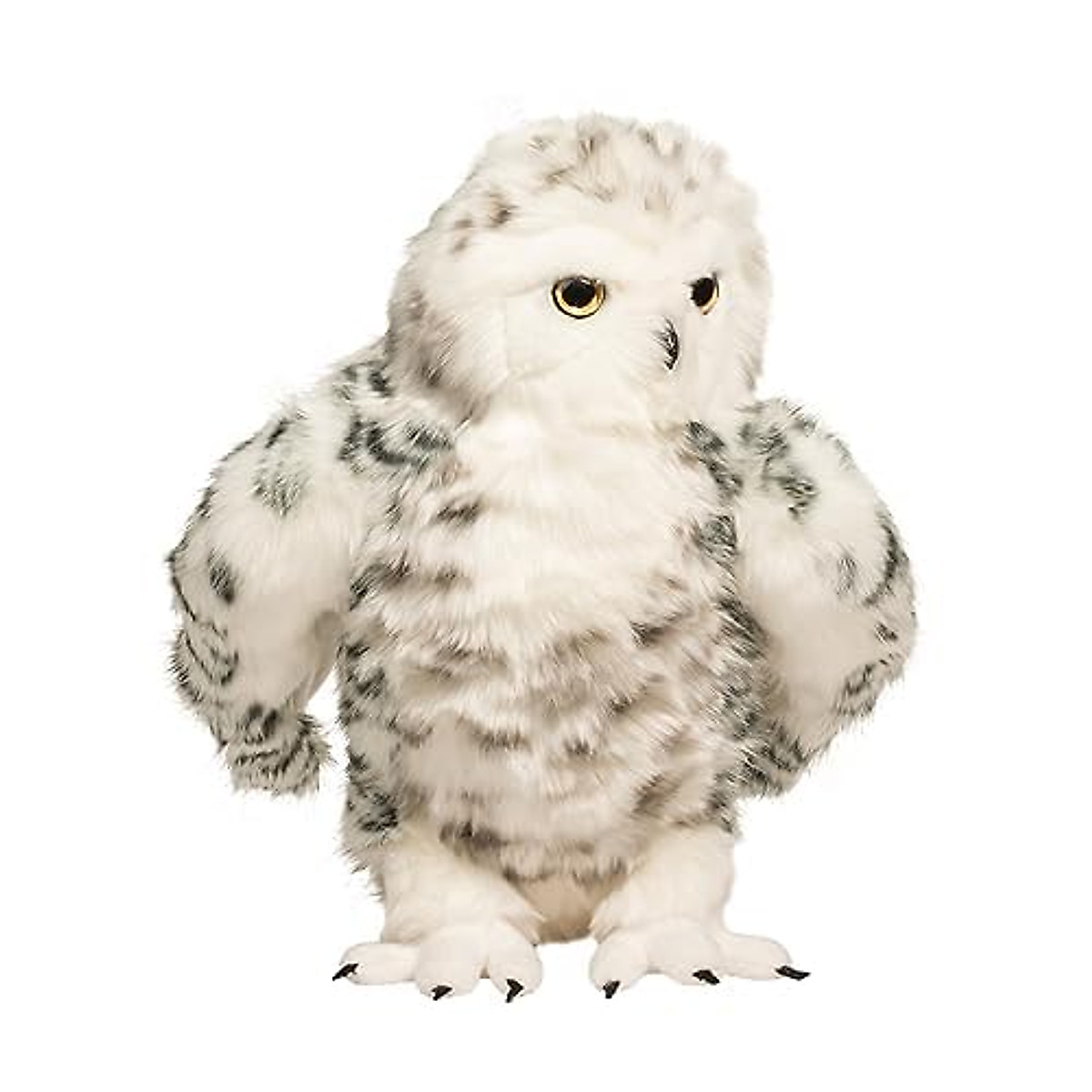 Douglas Shimmer Snowy Owl Plush Stuffed Animal with Jointed Head