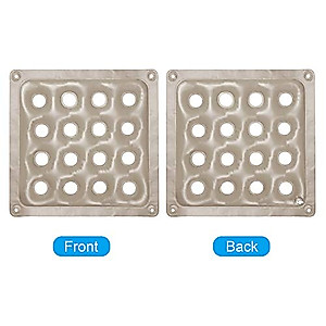 SUNSHINEMALL Inflatable Seat Cushion, Air Chair Cushions 19x19-inch PVC Square Seat Breathable and Comfortable for Office Chair, Car, Wheelchair and Home（19inch）
