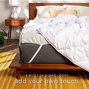 ViscoSoft Twin XL Extra Long Topper + Comforter Bundle