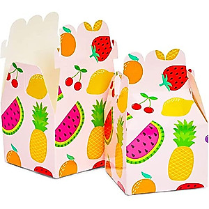 Sparkle and Bash 36 Pack Twotti Frutti Party Favor Boxes, 2nd Birthday Decorations (3.5 x 2.75 In)