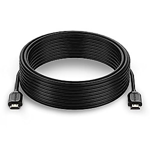 Fosmon 4K HDMI Cable 25 FT, Gold-Plated Ultra High Speed [10.2Gbps UHD 2160p@30Hz 3D HD 1080p] Supports Fire TV, Apple TV, Ethernet, Audio Return, Xbox Playstation PS3 PS4 PC