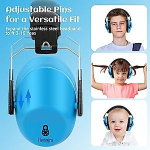 2 Pack Noise Canceling Headphones for Kids, Kids Ear Protection Earmuffs for Autism, Toddler, Children, Kids Noise Cancelling Headphones Sound Proof Earmuffs for Concerts, Air Shows, Fireworks