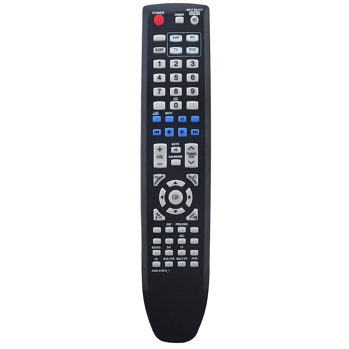 AH59-01951K Replacement Remote Fit for Samsung Home Theater Audio System HT-AS730ST HT-AS730XAA