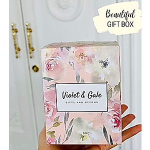 VIOLET & GALE Abuelita Gifts for Grandma - 12oz Tumbler Cup Wine Glass - Abuela Gifts in Spanish - Taza Para Mi Abuela