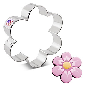 Scalloped Edge Flower Cookie Cutter 3.75" Made in USA by Ann Clark