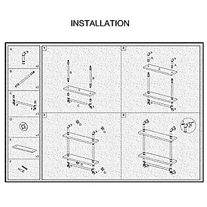 LooftMate Industrial Pipe Shelf,2 Tiered Metal Towel Racks for Bathroom,20" Industrial Pipe Floating Shelves Shelving,Rustic Wood Wall Mount Shelf with Towel Bar,Iron Towel Holder