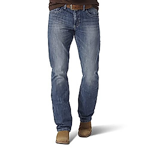 Wrangler mens 20x No. 42 Vintage Boot Cut jeans, Light Blue, 34W x 32L US