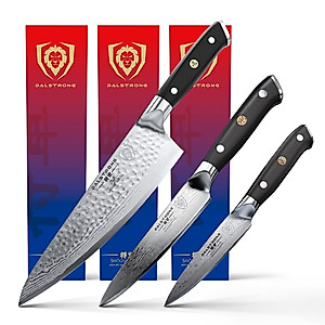 Dalstrong Shogun Series 8" Chef Knife Bundled with 6" Utility Knife & 3.5" Paring Knife