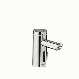 Sloan Optima EAF-250-ISM Sensor Activated Touch-Free Faucet, Commercial Grade with Mounting Hardware, Integrated Side Mixer - 0.5 GPM Battery-Powered Deck-Mounted Mid Body, Polished Chrome, 3335061