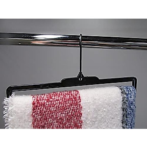 NAHANCO - 25430005 Black 11 1/2" Scarf/Leggings Hangers