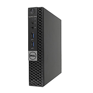 Microsoft Authorized Refurbisher- Dell Optiplex 3040 Micro Form Factor PC Intel i3-6100T 3.2GHz. 8GB DDR3 RAM,256 SSD, WiFi, with Dell 24 LCD Windows 10 Pro (Renewed)