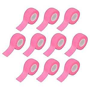 Cohesive Bandage, Waterproof self-Adhesive Bandage 1 inch x 2 Yards Flexible for Finger Sports Injuries