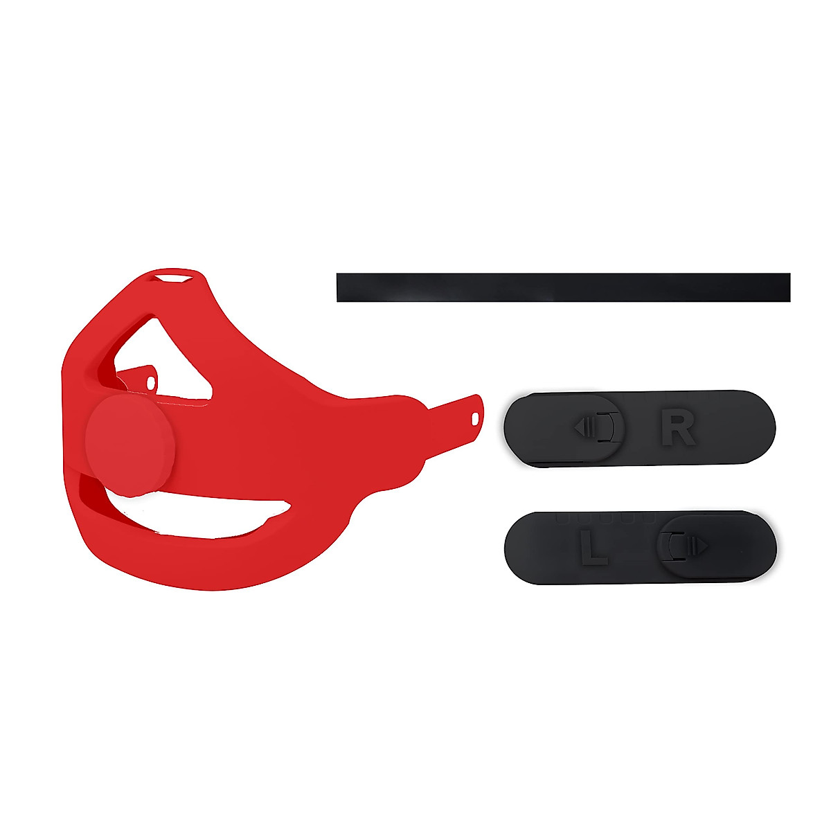 TNE Headband for Oculus Quest 2/Meta Quest 3 Headset Virtual Reality VR | Replacement Accessories for Quest 2/3 Elite Head Strap Reduce Head Pressure, Enhanced Support, Large Cushion (Red)