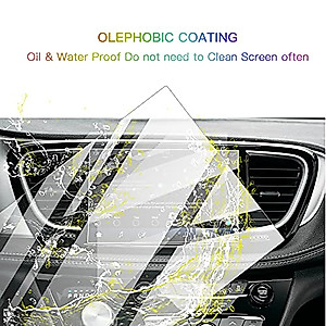 SKTU for 2021 2022 2023 Chrysler Pacifica Screen Protector Dodge Durango Uconnect 10.1In Navigation Display 2023 Chrysle r Pacifica Accessories Tempered Glass 9H Hardness Anti Glare & Scratch HD Clear Touch Screen Protective Film