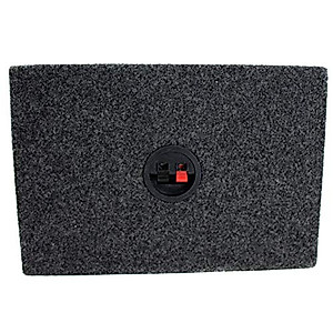 QPower Angled Style 6 x 9 Inch Car Audio Speaker Box Enclosures, 2 Speaker Boxes