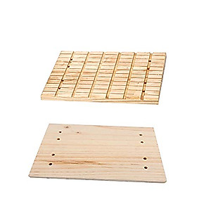Bunny Toys Rabbit Foot Pad Chinchilla Guinea Pig Scratching Wood Board