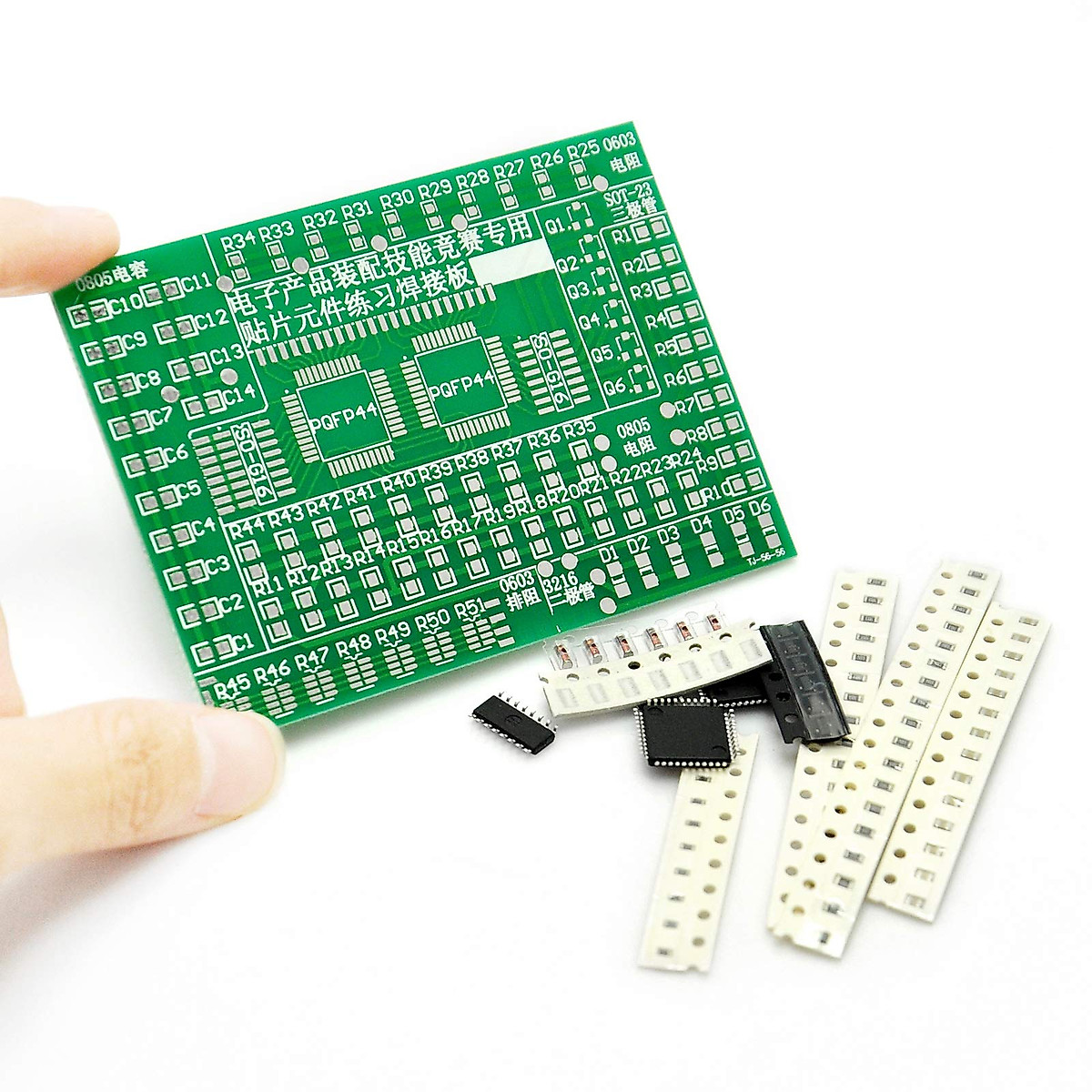 Gikfun DIY SMD/SMT Components Practice Board Soldering Skill Training Kit AE1173