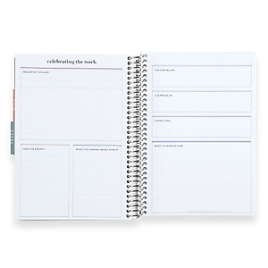 A5 Coiled Productivity Planner | All-in-One Project Checklists, Habit & Progress Trackers, Monthly Check-in's, Organizer & Journal | 160 pages, 80 lb. Mohawk Premium Paper, Designed by Erin Condren